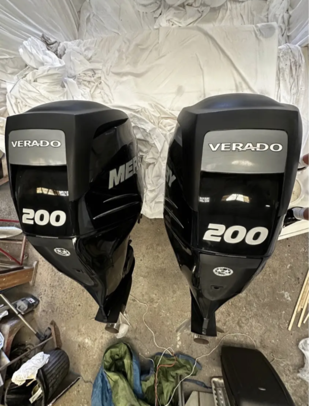 2017 Mercury Twin Verado 200 HP Outboard Motors – Alpha Marine Outboards